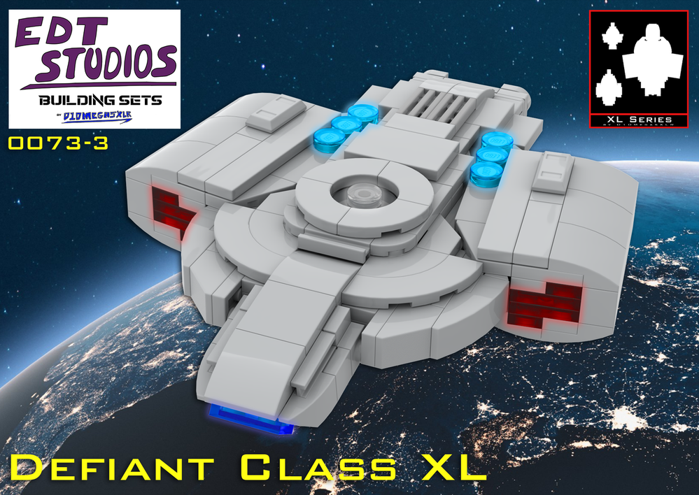 LEGO MOC Defiant Class XL by D10MegasXLR | Rebrickable - Build with LEGO