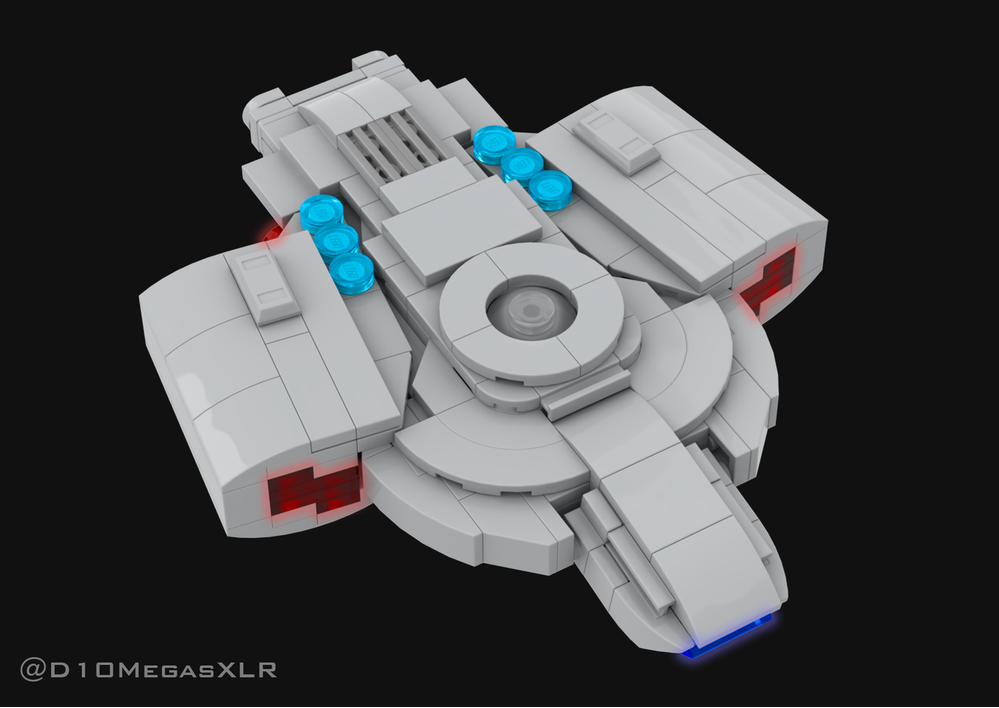 LEGO MOC Defiant Class XL by D10MegasXLR | Rebrickable - Build with LEGO