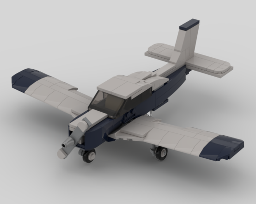 LEGO MOC Piper pa-28 140 cherokee by LucasTheLEGOBuilder | Rebrickable ...