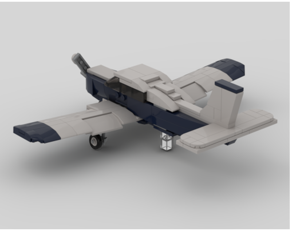 LEGO MOC Piper pa-28 140 cherokee by LucasTheLEGOBuilder | Rebrickable ...