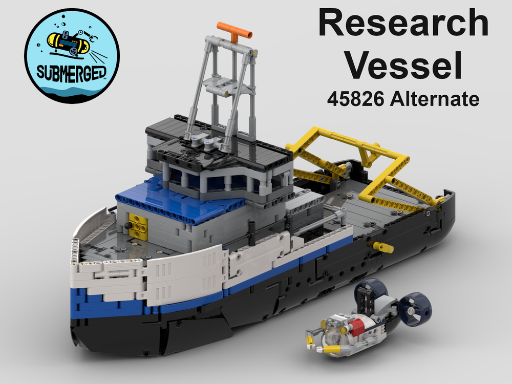 LEGO MOC Research Vessel (45826) by ConstructionsByDonat | Rebrickable ...
