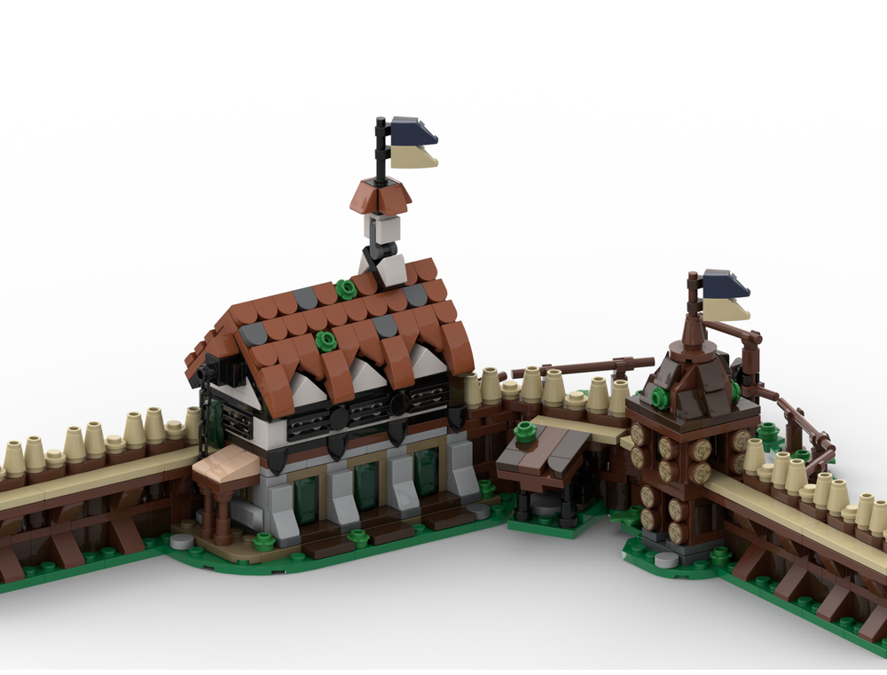LEGO MOC Stables - Courtyard Expansion for Mini Blaustein Castle by ...