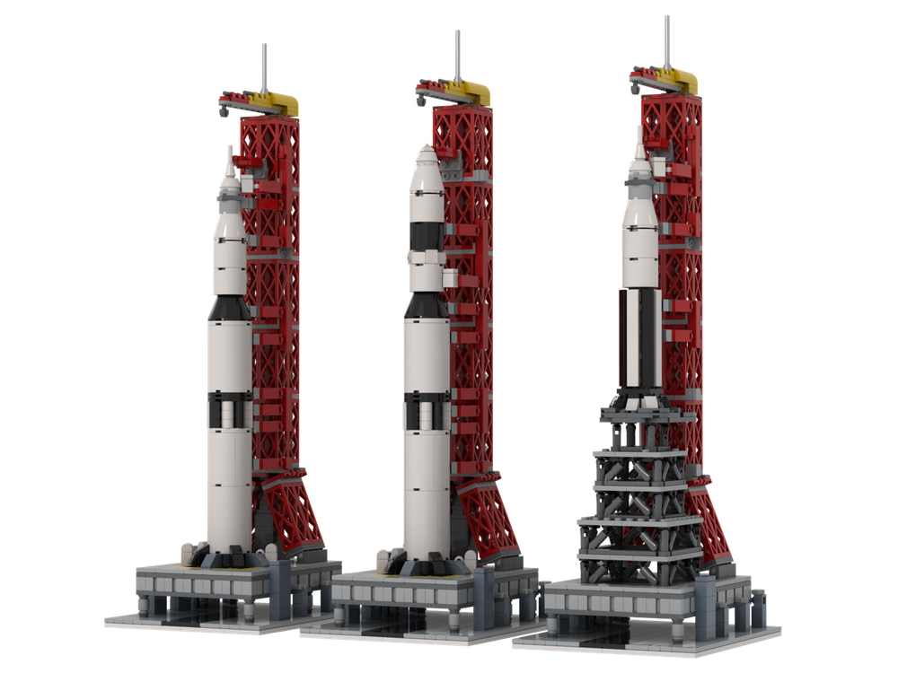 LEGO MOC-223149 Apollo Saturn V, Launch Pad, and Transporter by sabi ...