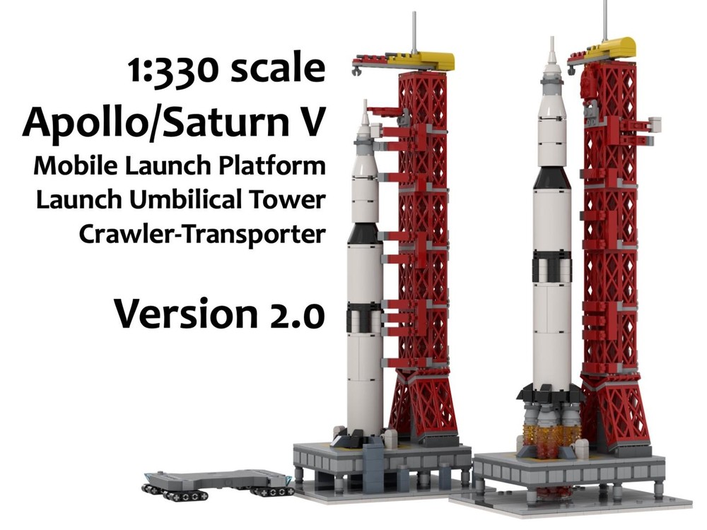 LEGO MOC-223149 Apollo Saturn V, Launch Pad, and Transporter by sabi ...