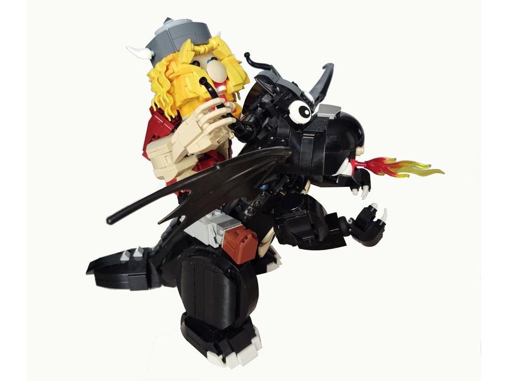 LEGO MOC THE VIKING AND HIS MOUNT by Dbricks238 | Rebrickable - Build ...