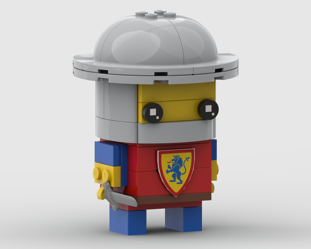 LEGO MOC Lion Knight BrickHeadz by thrul | Rebrickable - Build with LEGO