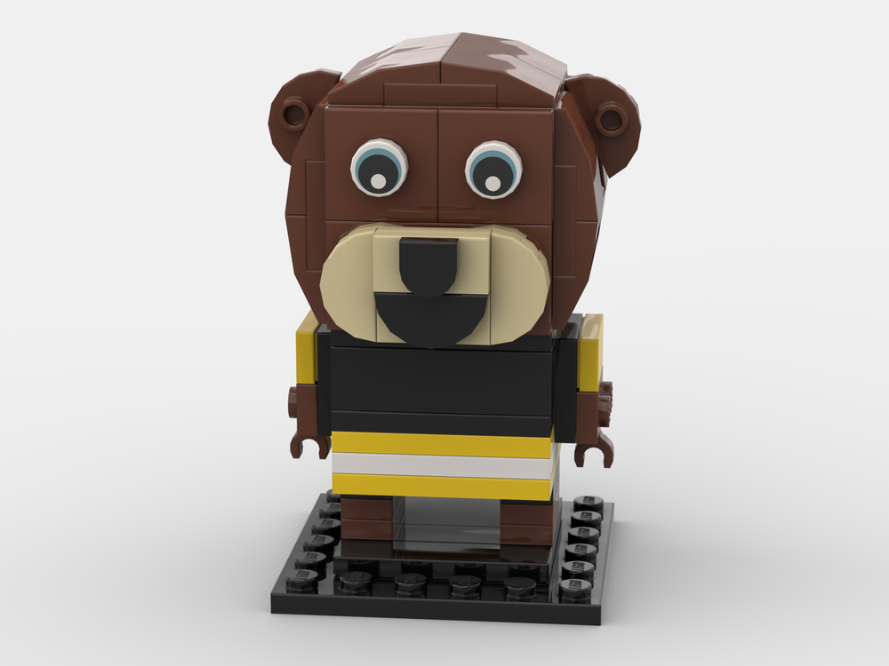 LEGO MOC Brickheadz Blades the Bruin Mascot by allen1124 | Rebrickable ...
