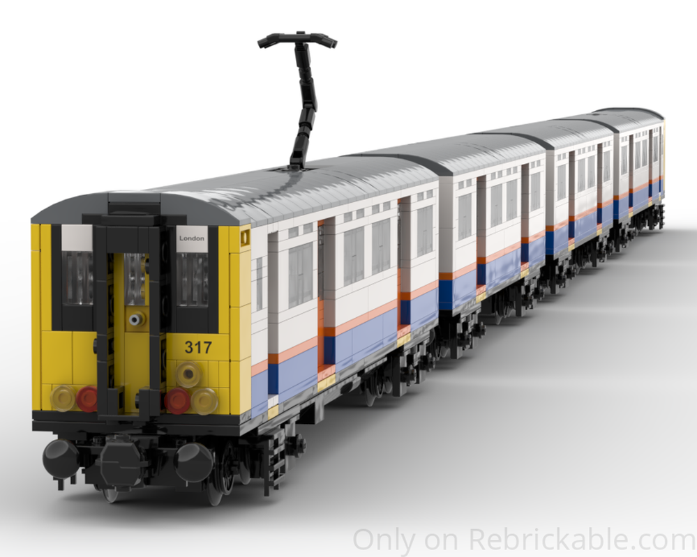 LEGO MOC Class 317 Overground Livery| 8 - Wide | Power Functions by S ...
