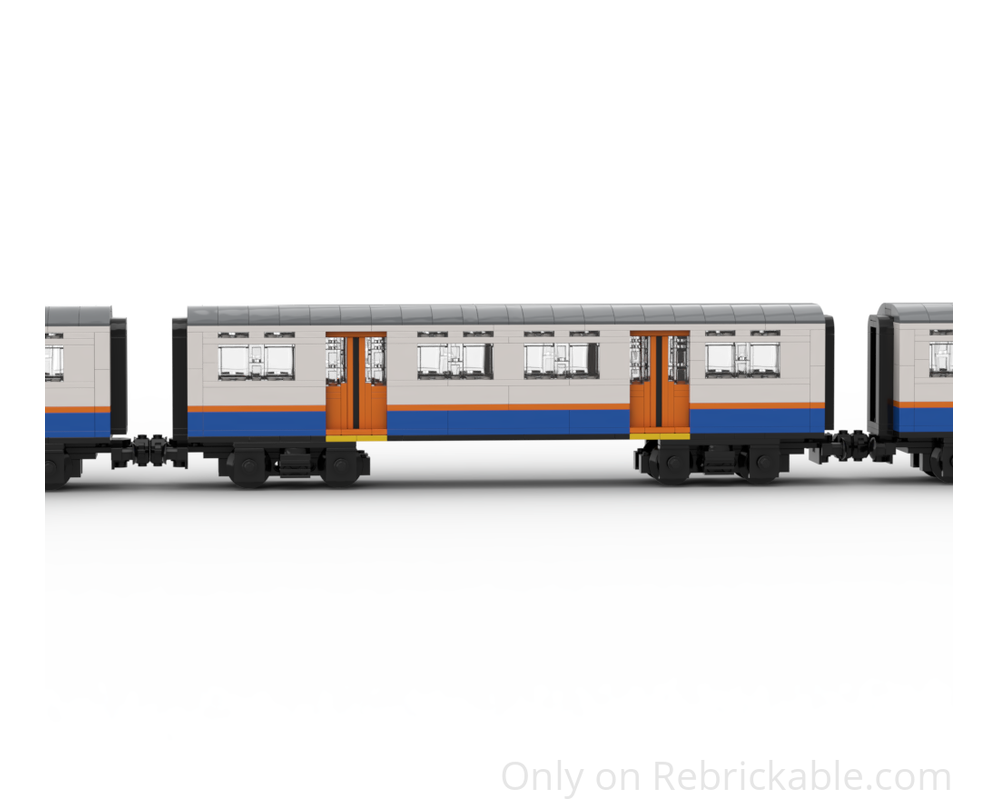 LEGO MOC Class 317 Overground Livery| 8 - Wide | Power Functions by S ...