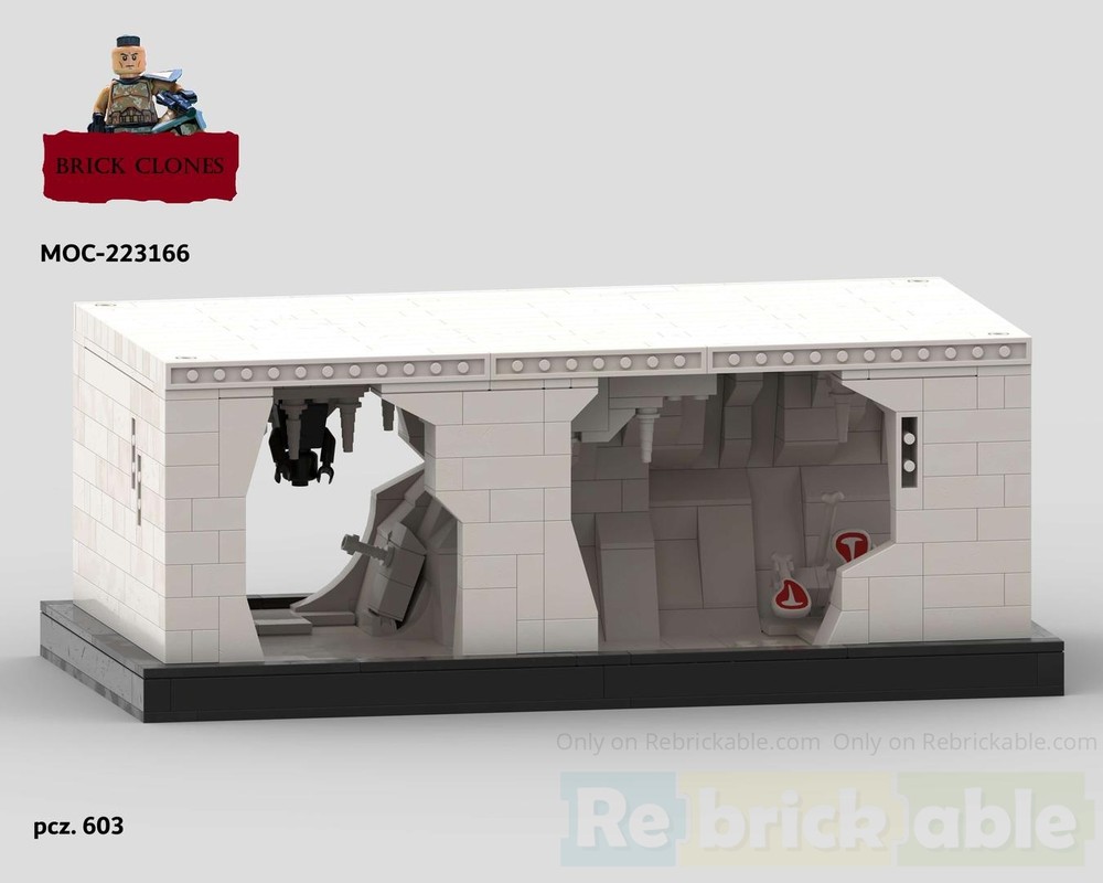 LEGO MOC Hoth Wampa Cave by BrickClones | Rebrickable - Build with LEGO