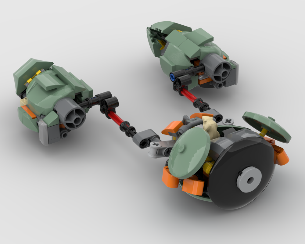LEGO MOC Hammond Pod-Racer by lolQwertz | Rebrickable - Build with LEGO