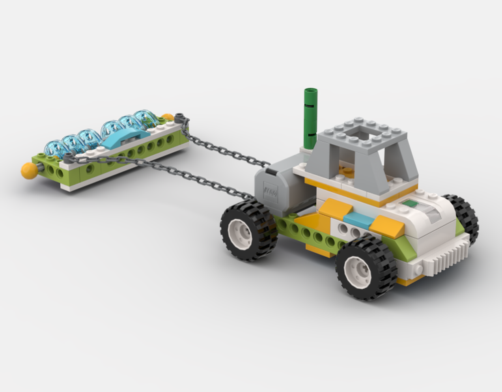 LEGO MOC-223179 tractor with a plow by lazzariya | Rebrickable - Build ...