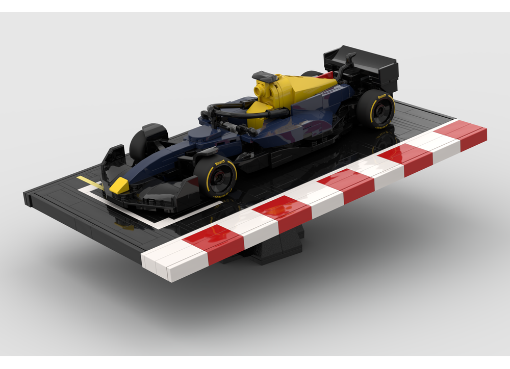 LEGO MOC Speed Champions F1 Grid Box Display by Thinky | Rebrickable ...