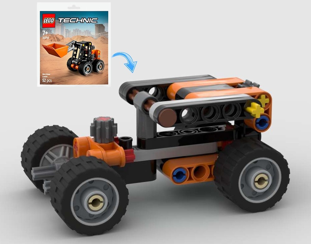 LEGO MOC HotRod 30710 Alternate Build by ErikGS | Rebrickable - Build ...