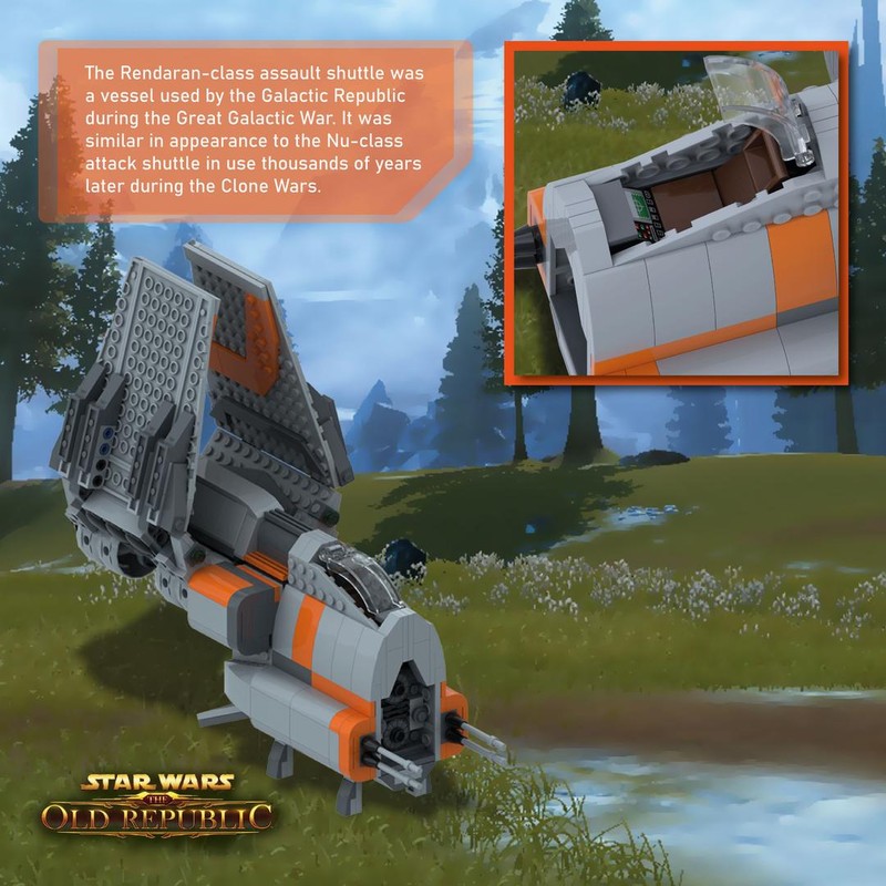 LEGO MOC Rendaran-Class Assault Shuttle v2 by GibonTheRocket ...