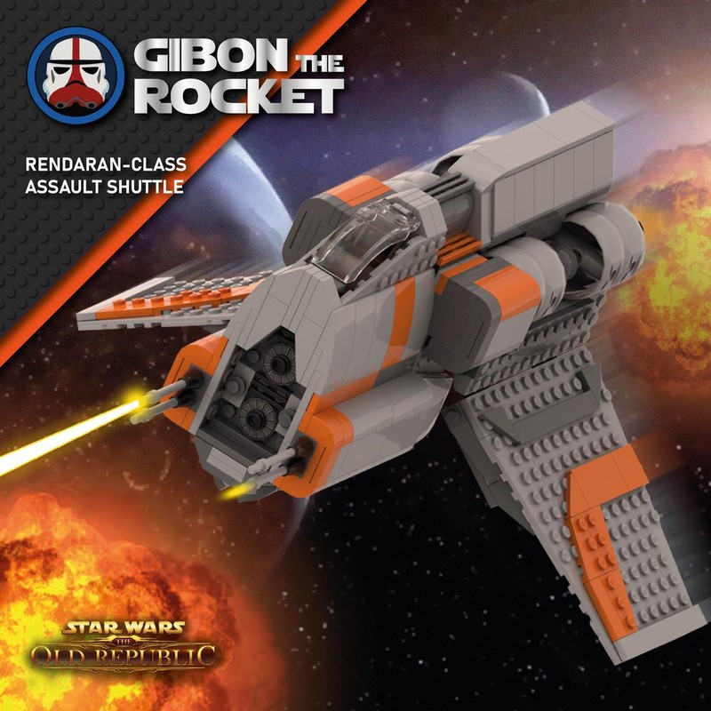 LEGO MOC Rendaran-Class Assault Shuttle v2 by GibonTheRocket ...
