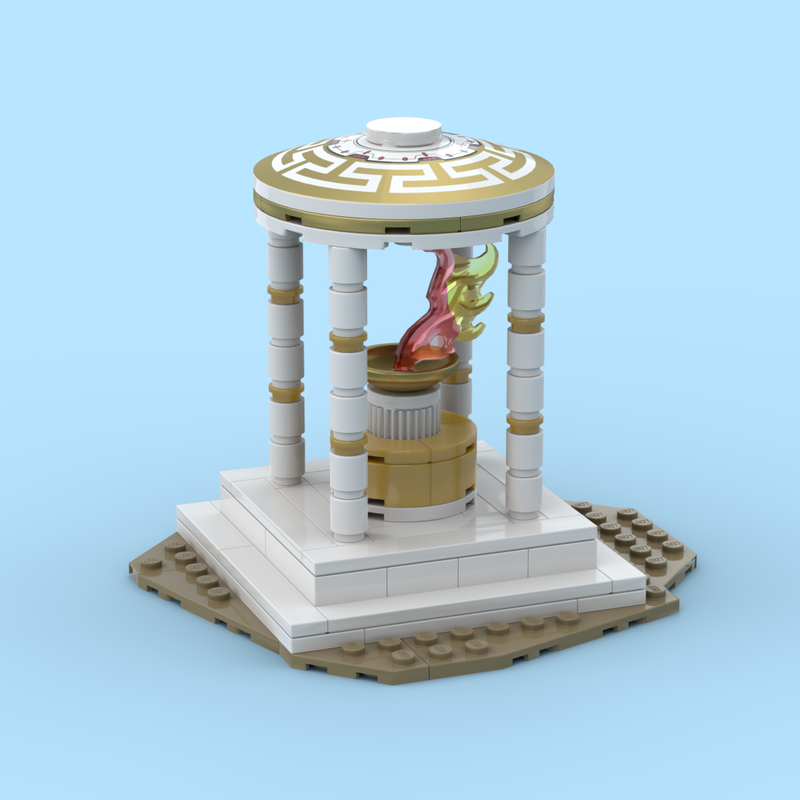 LEGO MOC Ancient Greek Altar by mpyromaxos | Rebrickable - Build with LEGO