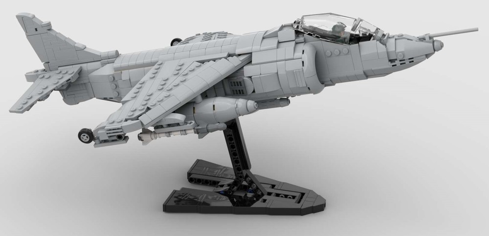 LEGO MOC Sea Harrier FRS1 by paulc1t0 | Rebrickable - Build with LEGO
