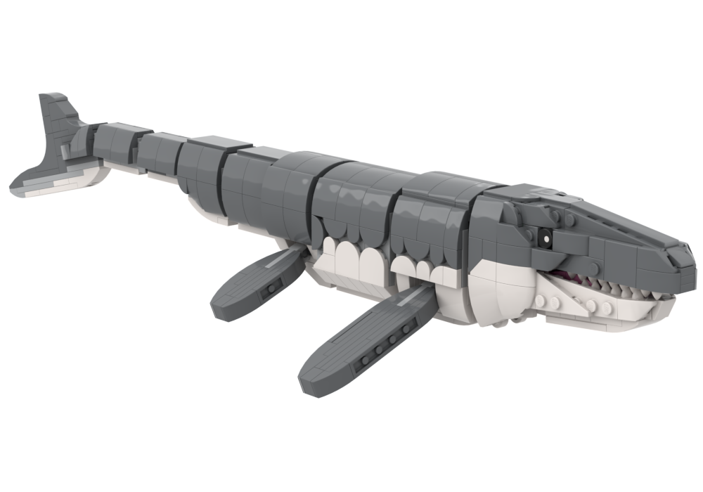 LEGO MOC-223215 Realistic Mosasaurus (Mosasaurus hoffmanni) by ...
