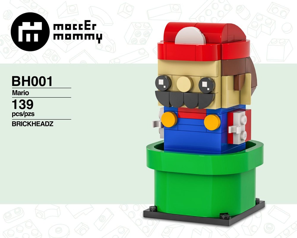 LEGO MOC Mario - Super Mario 64 - Brickheadz by moccermommy ...