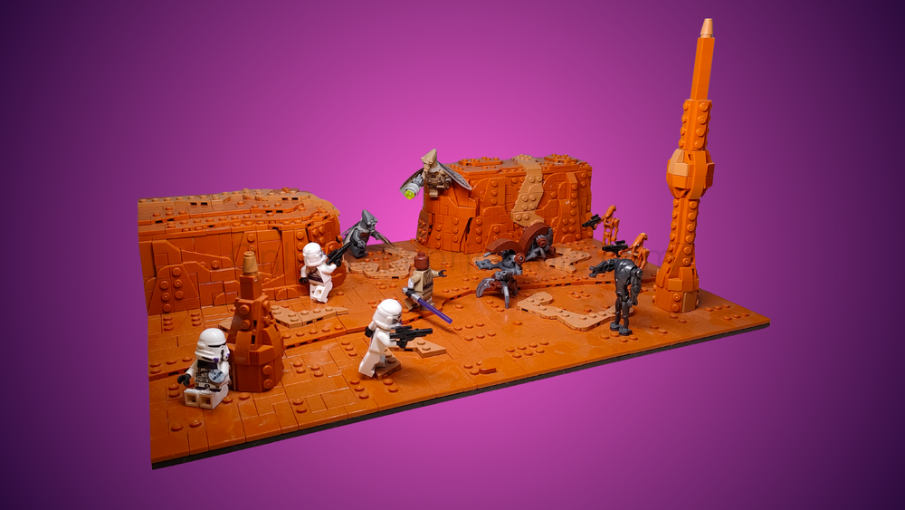 LEGO MOC-223228 Geonosis Diorama by moc_yoh | Rebrickable - Build with LEGO