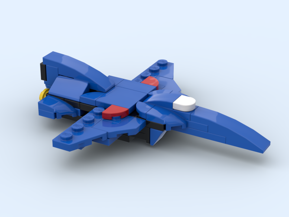 LEGO MOC Bluesky Tempest Jet Plane by diddesen | Rebrickable - Build ...