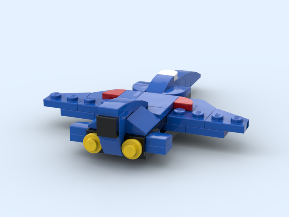 LEGO MOC Bluesky Tempest Jet Plane by diddesen | Rebrickable - Build ...