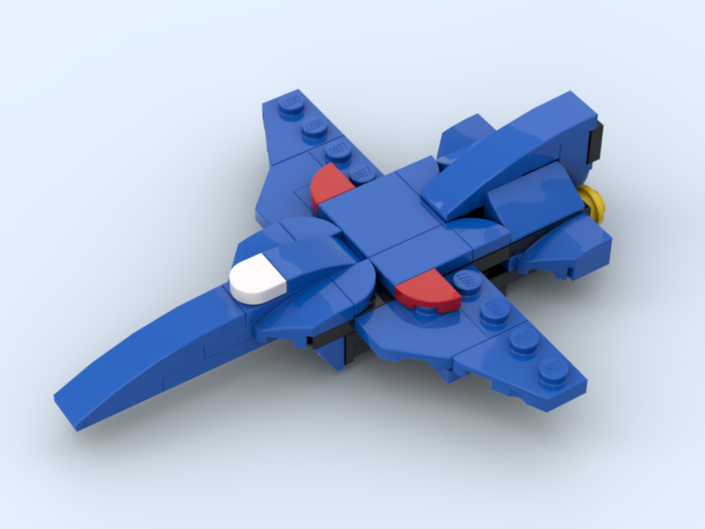 LEGO MOC Bluesky Tempest Jet Plane by diddesen | Rebrickable - Build ...