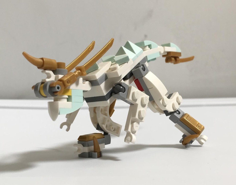 LEGO MOC White Raptor by pizzabonez | Rebrickable - Build with LEGO