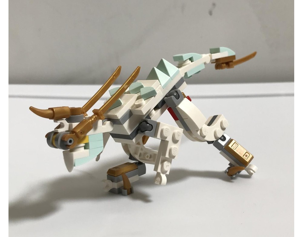 LEGO MOC White Raptor by pizzabonez | Rebrickable - Build with LEGO