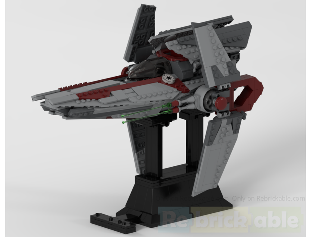 LEGO MOC-223258 Alpha-3 Nimbus-Class V-Wing Starfighter: Galactic ...