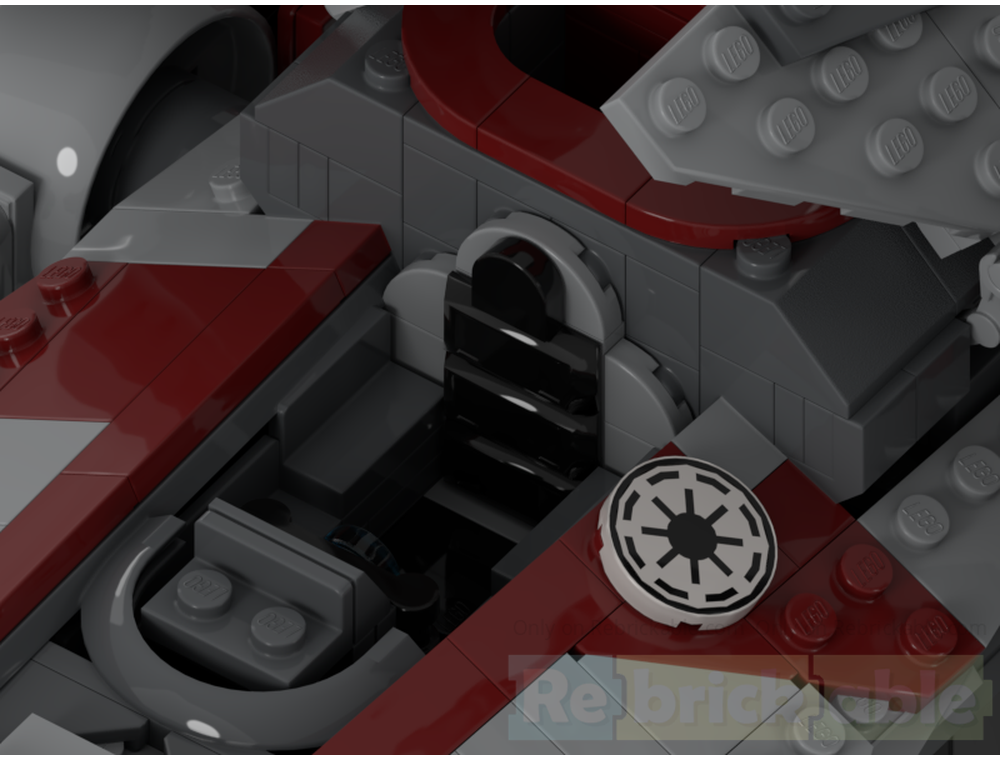 LEGO MOC-223258 Alpha-3 Nimbus-Class V-Wing Starfighter: Galactic ...
