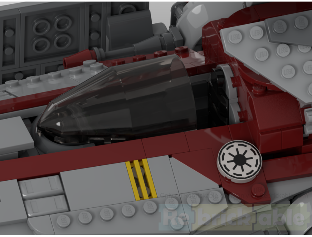 LEGO MOC-223258 Alpha-3 Nimbus-Class V-Wing Starfighter: Galactic ...