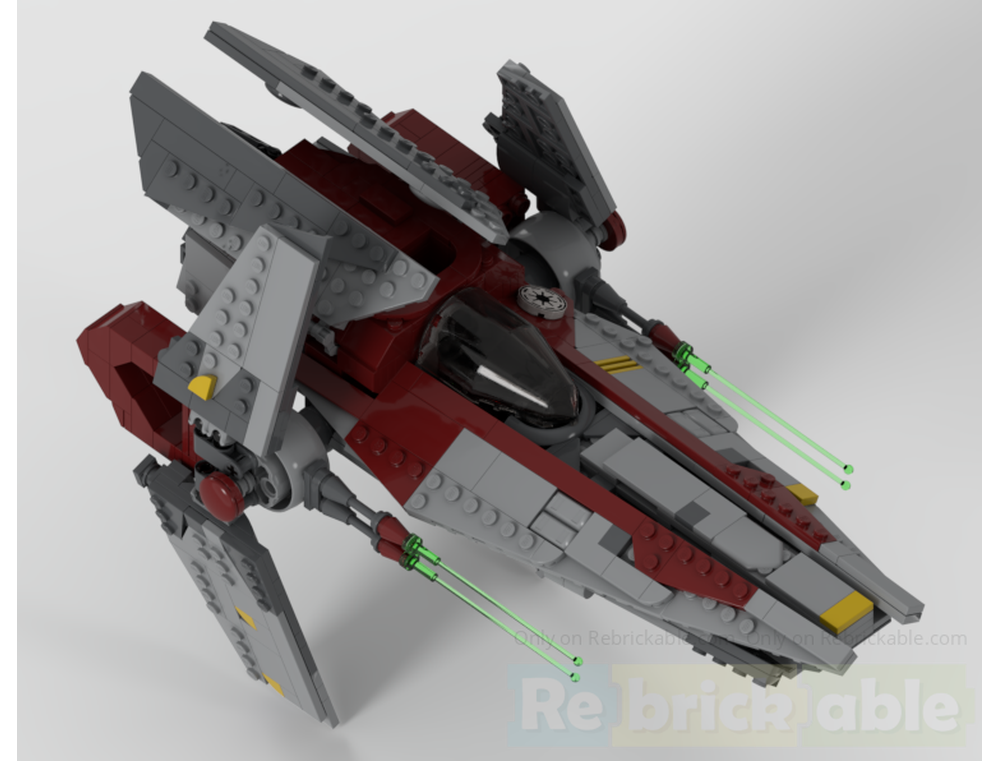 LEGO MOC-223258 Alpha-3 Nimbus-Class V-Wing Starfighter: Galactic ...