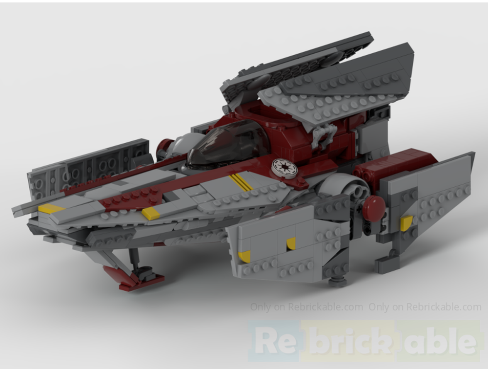 LEGO MOC Alpha-3 Nimbus-Class V-Wing Starfighter: Galactic Republic ...