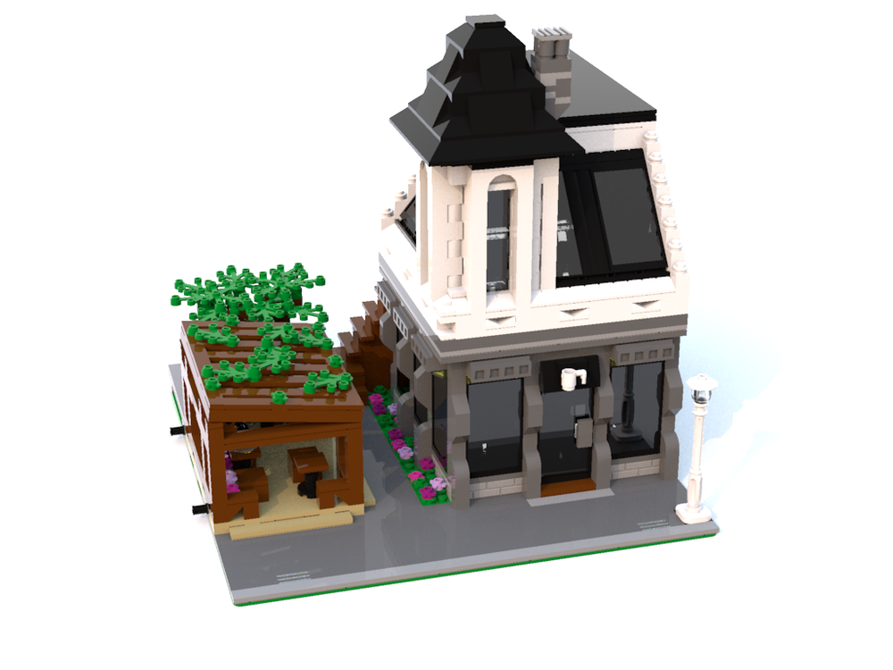 LEGO MOC Coffee House with Apartment by Mattysek289 | Rebrickable ...