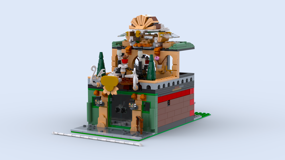 LEGO MOC French Cafe - Modular with Extendable roof | 10362 Alternative ...