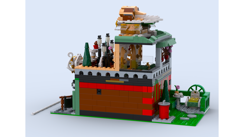 LEGO MOC-223286 French Cafe - Modular with Extendable roof | 10362 ...