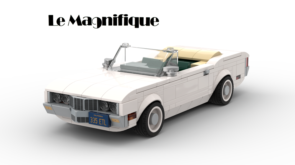 LEGO MOC 1972 Ford LTD Convertible 'Le Magnifique' by BRSBricks ...