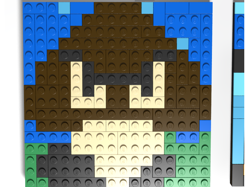 LEGO MOC Mario art by howtolego | Rebrickable - Build with LEGO