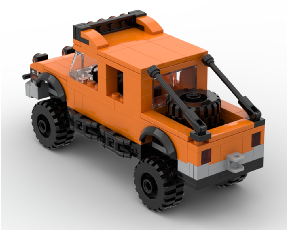 LEGO MOC MORE LIFTED CHEVY V2 by SMEDISON | Rebrickable - Build with LEGO