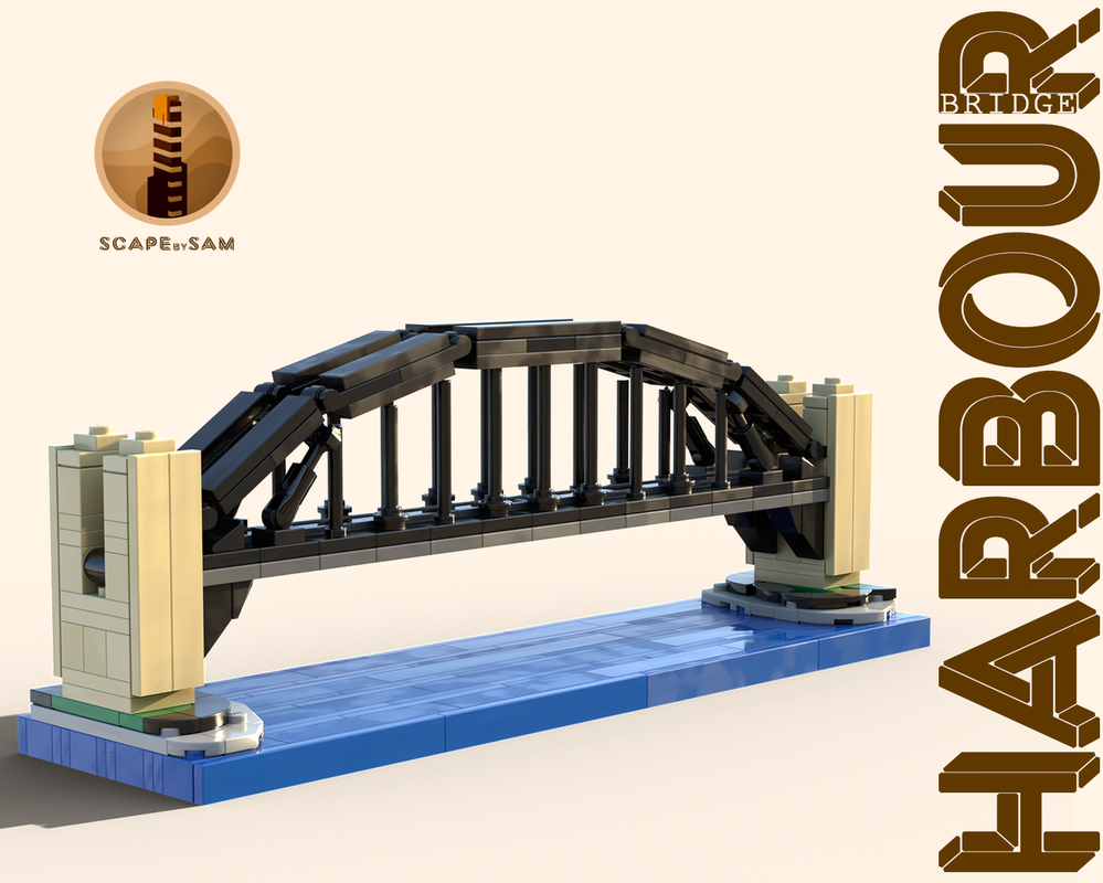 LEGO MOC Sydney Harbour Bridge - An Architectural Piece by Scapebysam ...
