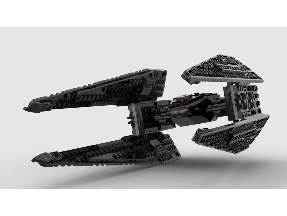 LEGO MOC Kylo's TIE Silencer Midi-Scale - Alternate Build of 75406 Kylo ...
