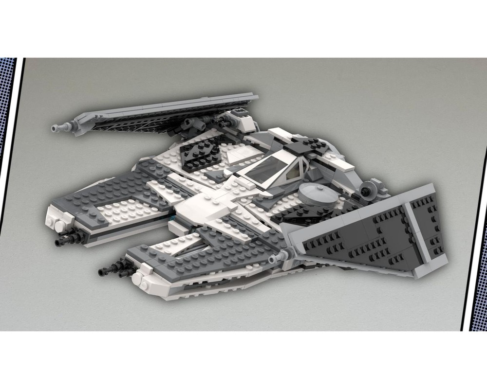 LEGO MOC Mando's Corsair! (Fang Fighter vs TIE Interceptor Alternate ...