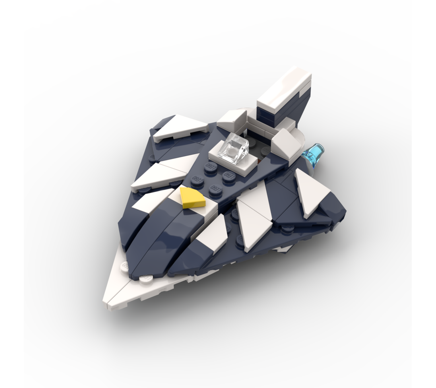 LEGO MOC-223380 Plo Koon's Starfighter Microfighter Mod (75400 Alt) by ...