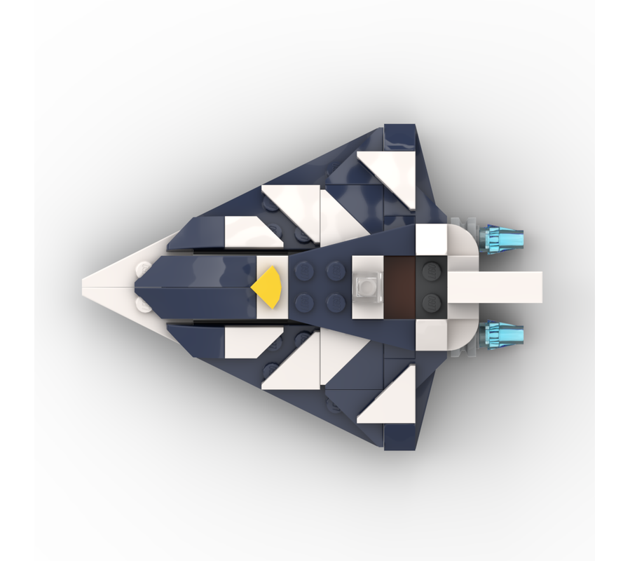 LEGO MOC-223380 Plo Koon's Starfighter Microfighter Mod (75400 Alt) by ...