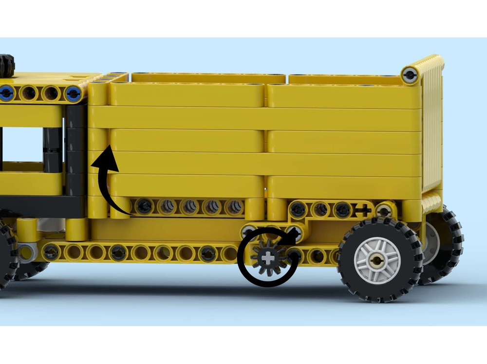 LEGO MOC Mini dump truck by Maksimloz | Rebrickable - Build with LEGO