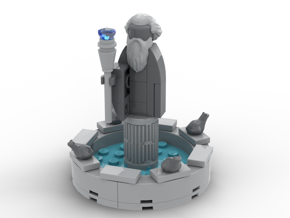 LEGO MOC Simple Fountain by Alphonse42 | Rebrickable - Build with LEGO