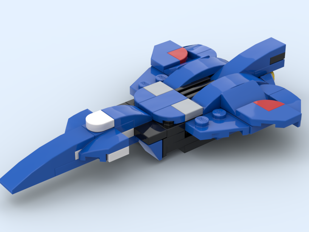LEGO MOC Bluesky Zephyr Jet Plane by diddesen | Rebrickable - Build ...