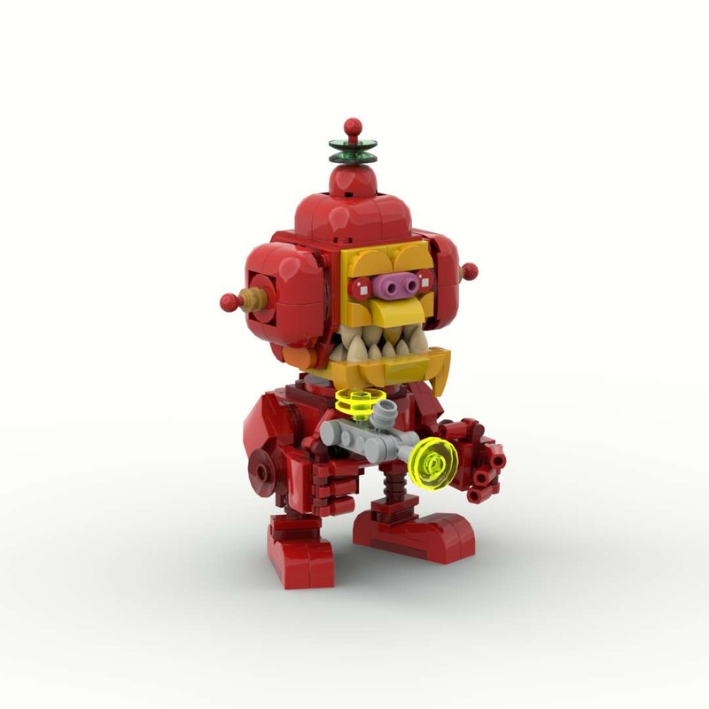 LEGO MOC-223411 Yellow Space Ape by Beardfunk | Rebrickable - Build ...